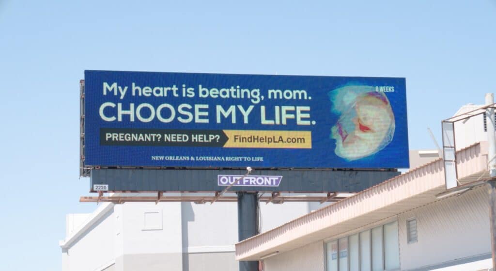 New Orleans Billboard Outreach - Louisiana Right to Life