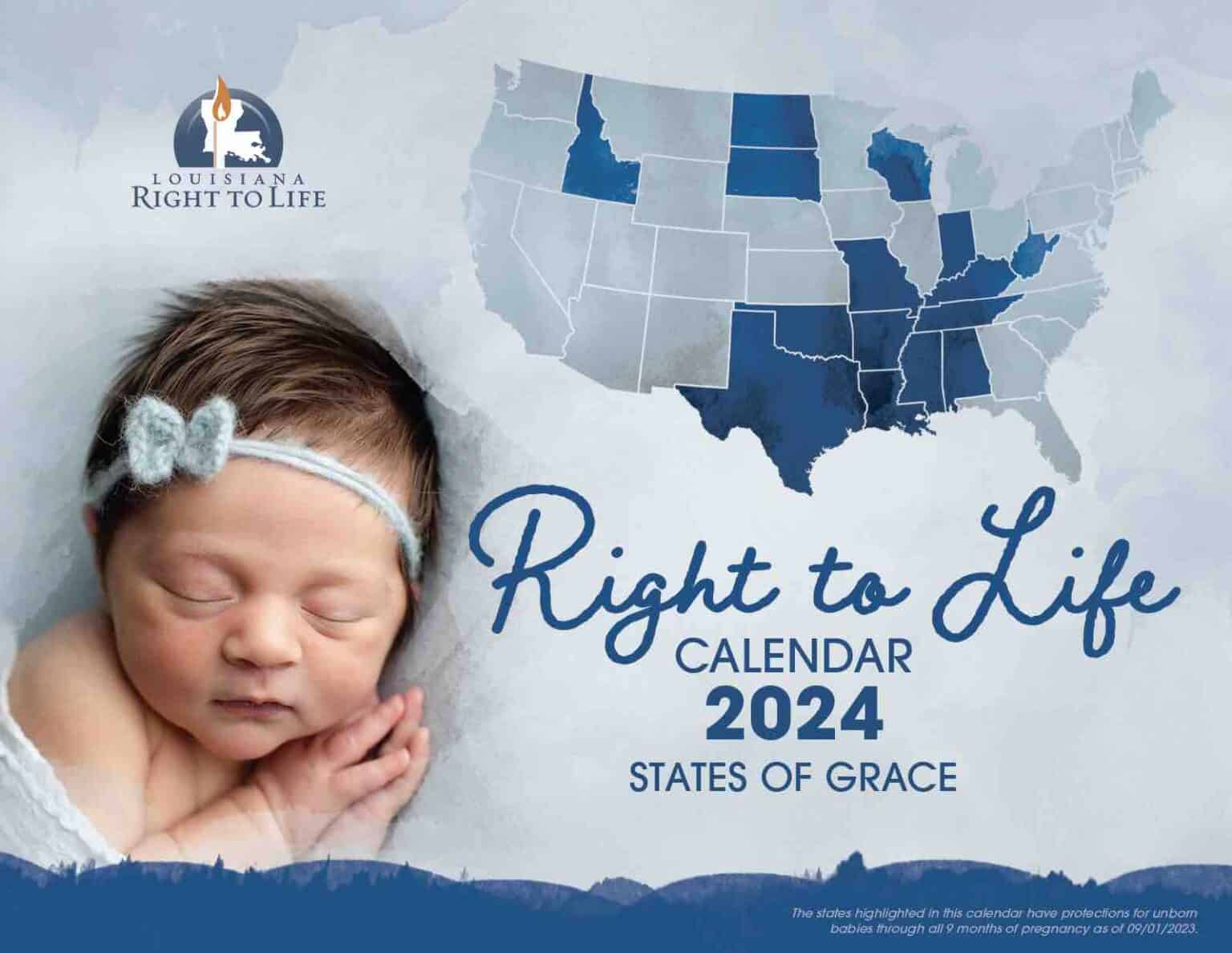 2024 PRO-LIFE CALENDAR NOW AVAILABLE! - Louisiana Right to Life